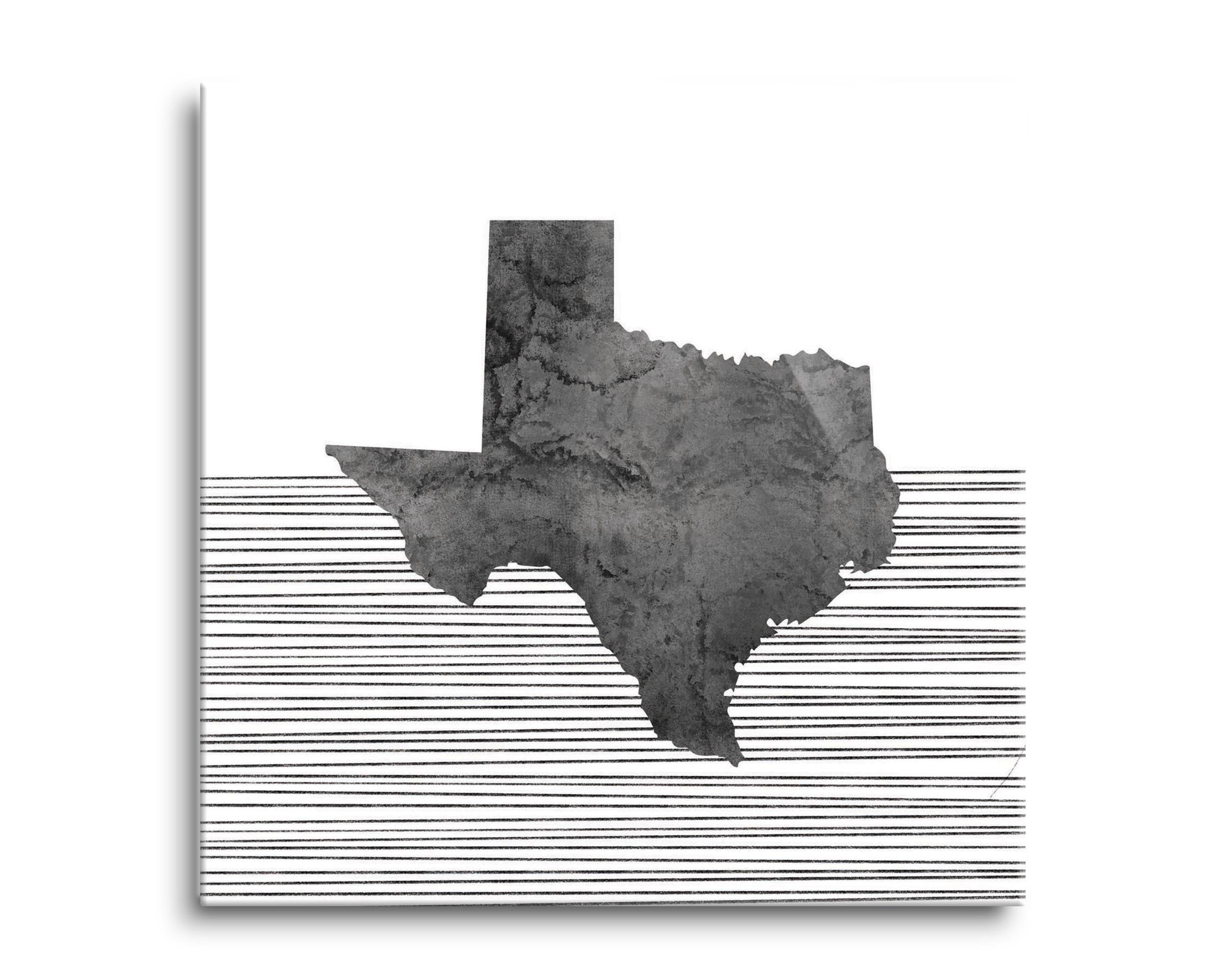 PS MADE FOR YOU | Modern Texas State Shape With Straight Lines | Hi-Def ...